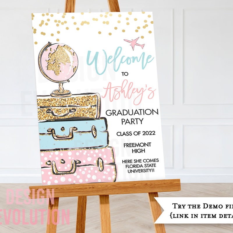 Travel Graduation Party - Etsy