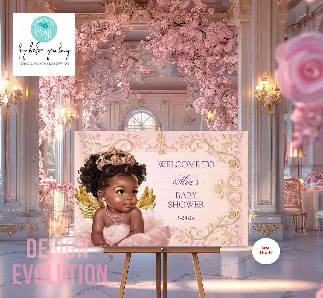 TRY DEMO FIRST - African American Princess Tutu Tiara Crown Gold Wings ...