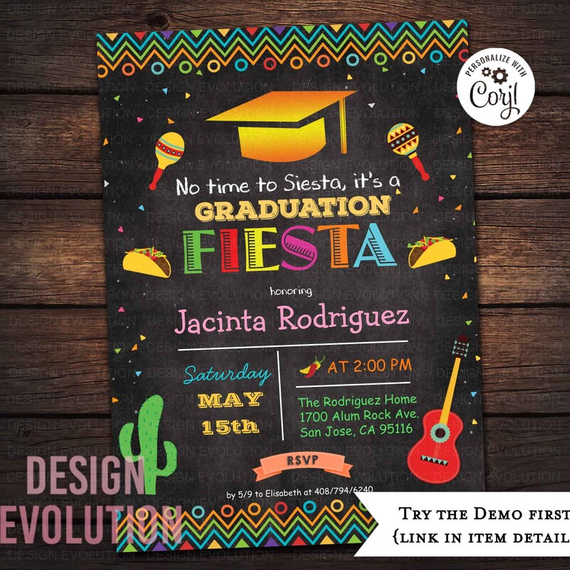 Fiesta Graduation - Etsy