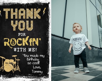 Rockstar Thank You - Etsy