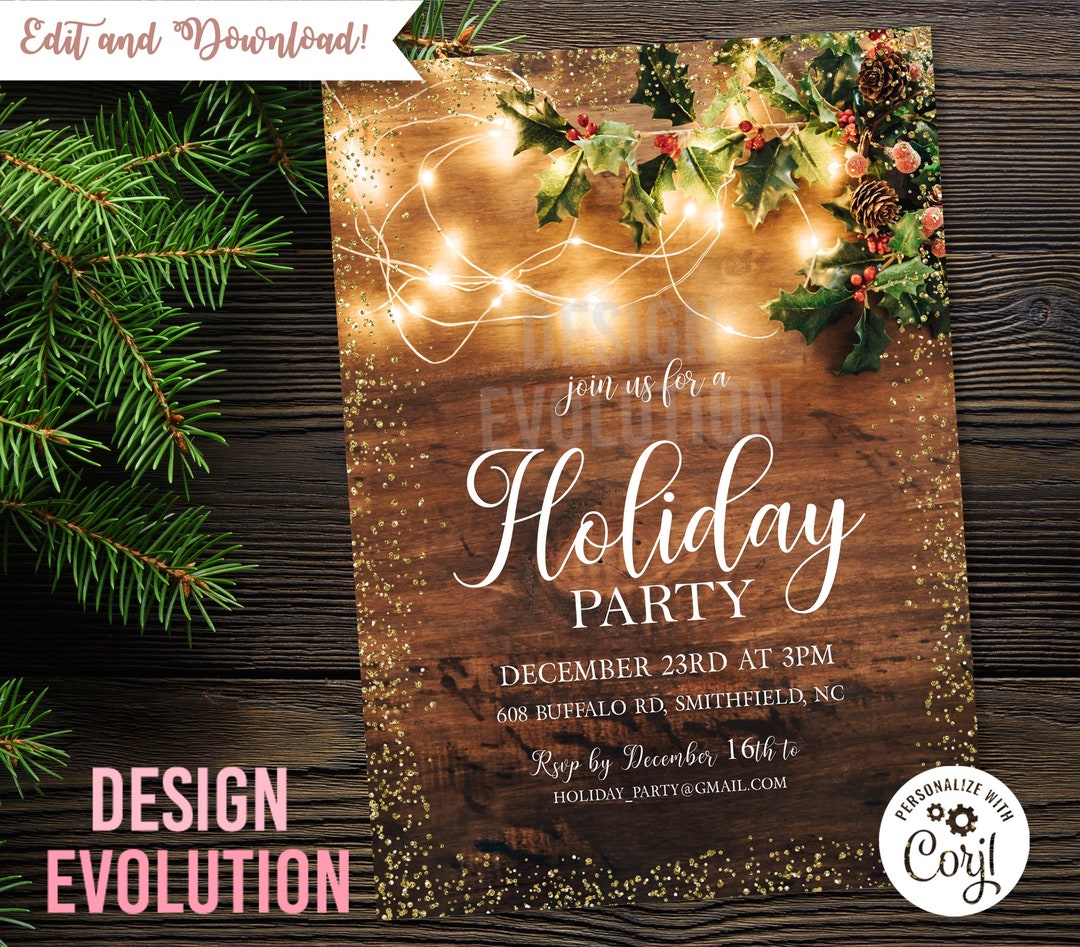 TRY DEMO FIRST - Holiday Winter Christmas Party Glitter Lights ...