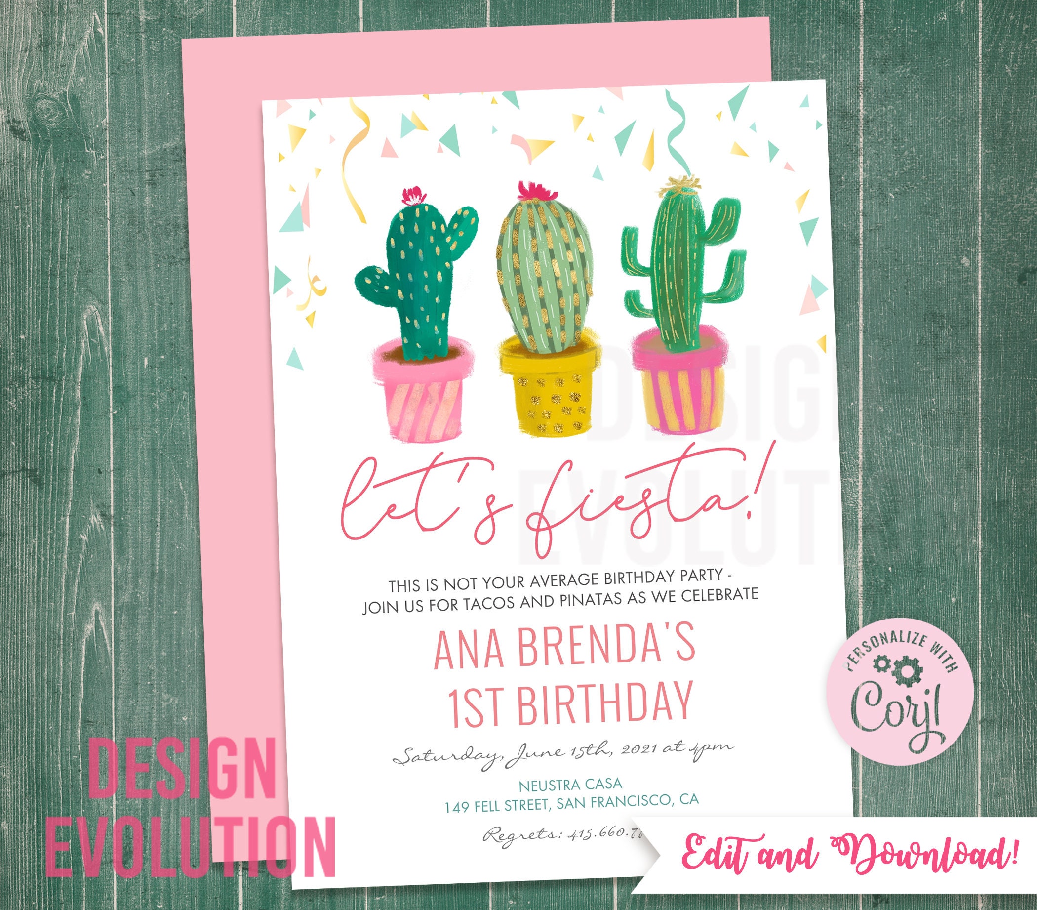 Invitations & Announcements Paper & Party Supplies Fiesta Mexican ...