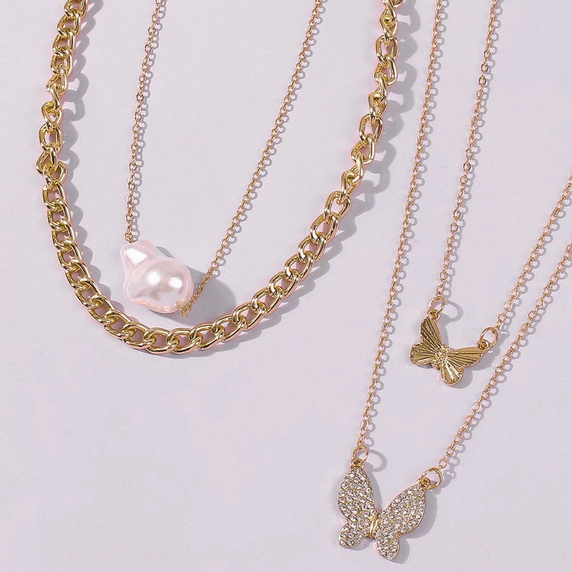 Butterfly Necklace Chains Butterfly Jewelry Chokers Butterfly Choker ...