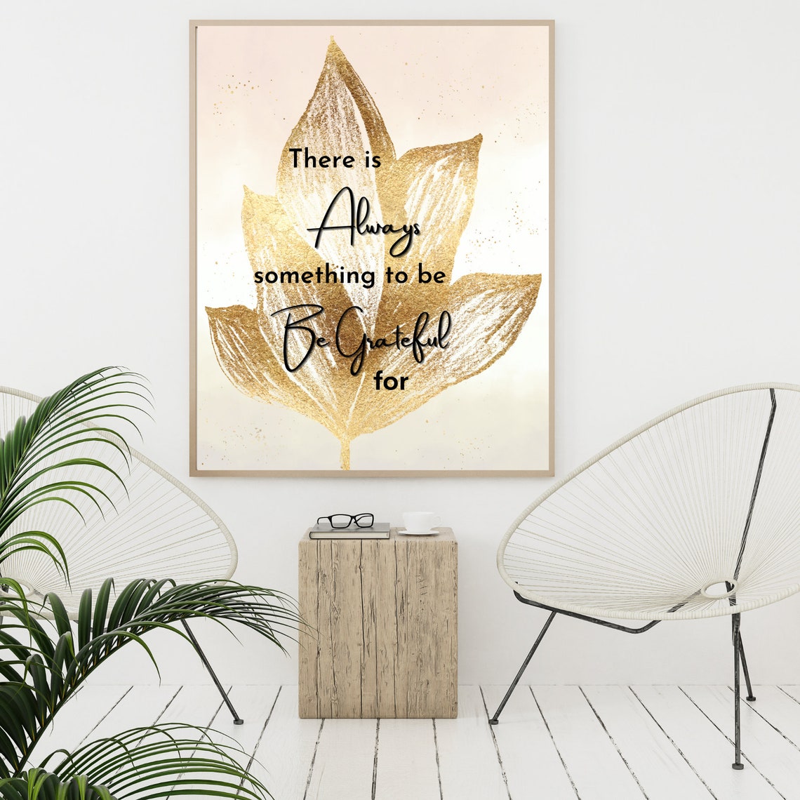 There is Always Something to Be Grateful for Printable Wall Art, Autumn ...