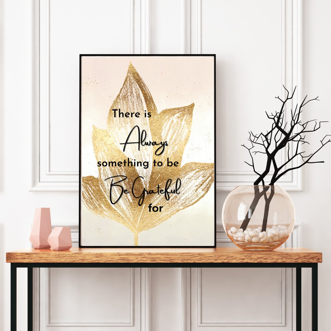 There is Always Something to Be Grateful for Printable Wall Art, Autumn ...