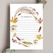 Thanksgiving List - I Am Thankful For... Printable Gratitude Card for ...