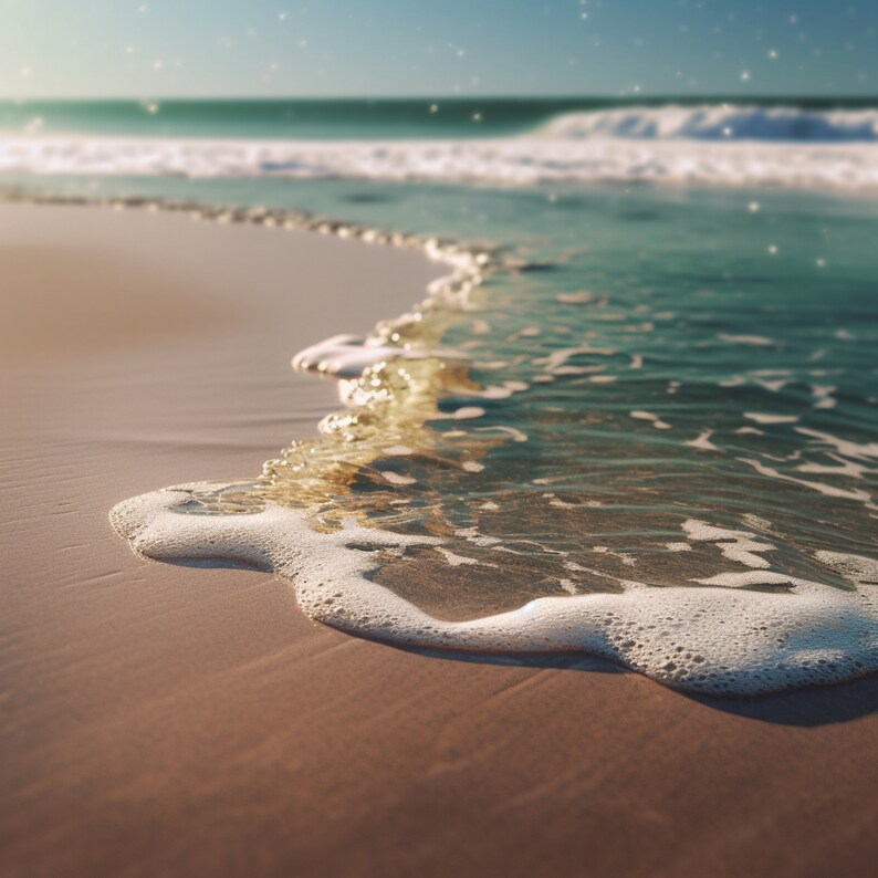 10 Sea Beach Digital Scrapbook Background Paper Digital Backdrops Beach ...