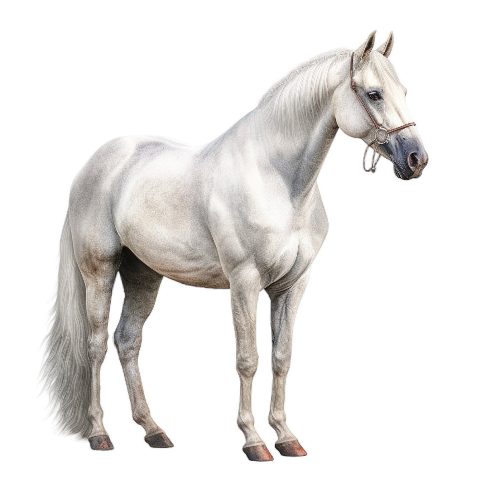 Graceful Arabian Horse Clipart Set - Instant Download for Paper Crafts ...