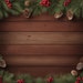 10 Rustic Christmas Digital Scrapbook Paper Background Weathered Wood ...