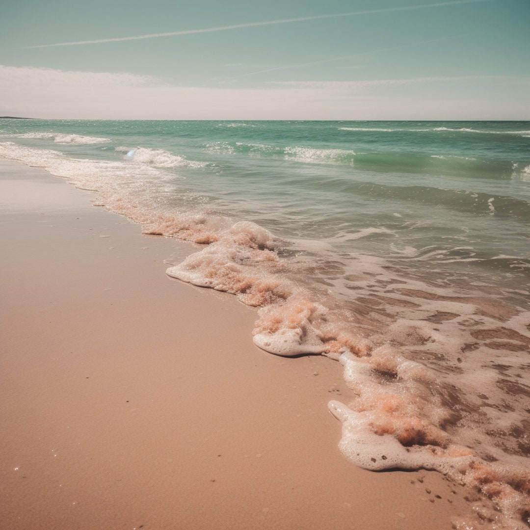 10 Sea Beach Digital Scrapbook Background Paper Digital Backdrops Beach ...