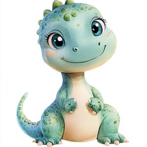 Adorable Cute Baby Dinosaurs Clipart Set for Instant Download Fun ...