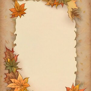 Autumn Leaves Junk Journal, Fall Junk Journal Pages, Autumn Basic Pages ...