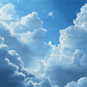 25 Sky & Cloud Digital Backgrounds - High Resolution Blue Sky Images ...