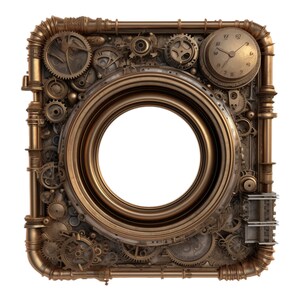 Steampunk Frames, High Quality Clipart, Instant Download, 300 Dpi ...