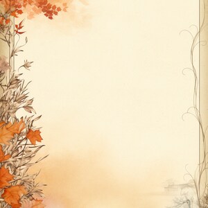 Autumn Leaves Junk Journal, Fall Junk Journal Pages, Autumn Basic Pages ...