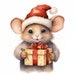 Christmas Mice Clipart Bundle Christmas Mouse 16 High Quality Jpgs ...
