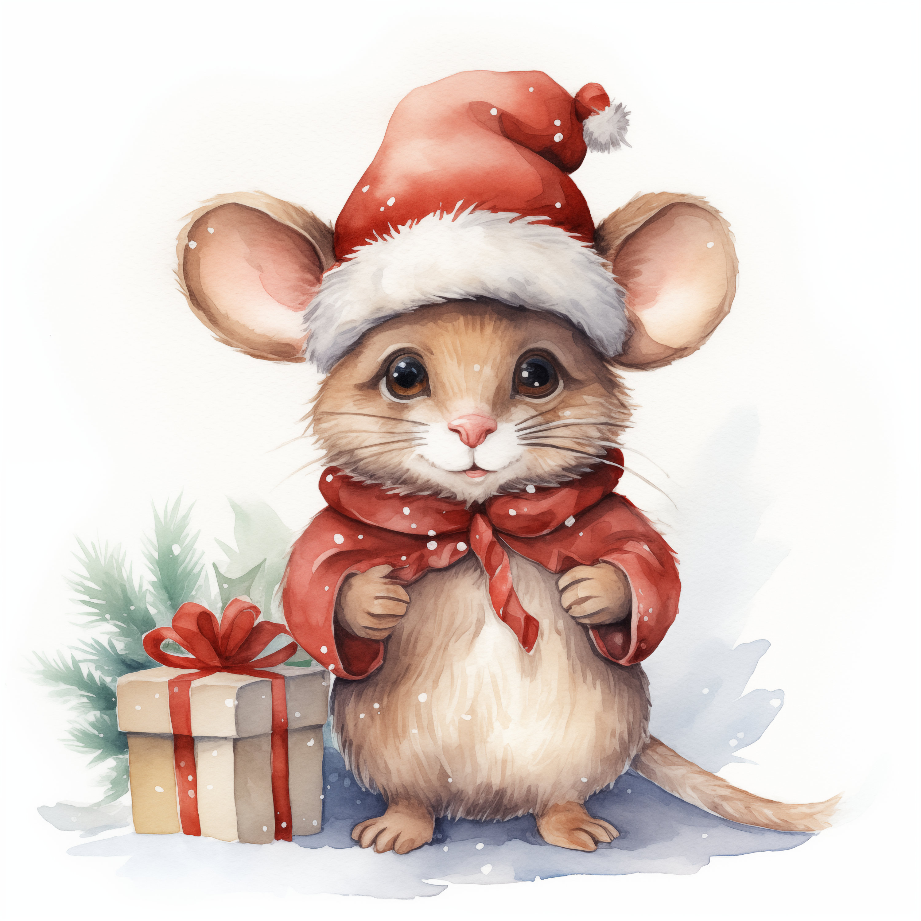 Christmas Mice Clipart Bundle Christmas Mouse 16 High Quality Jpgs ...