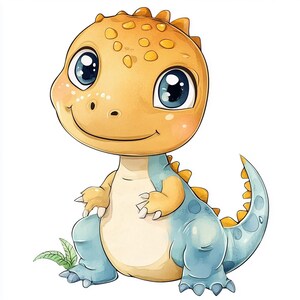 Adorable Cute Baby Dinosaurs Clipart Set for Instant Download Fun ...