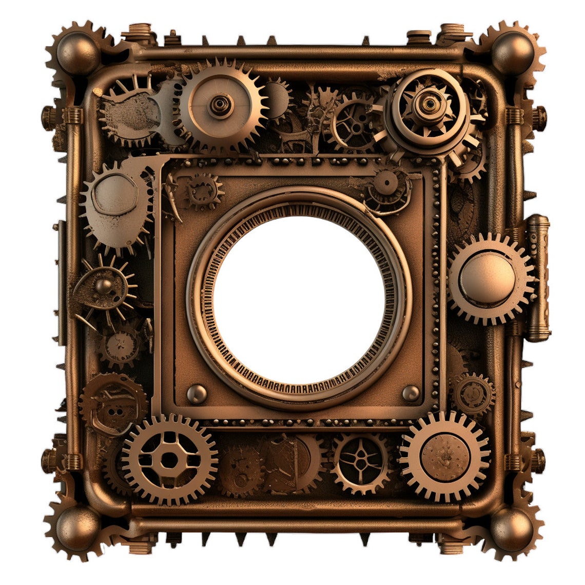 Steampunk Frames, High Quality Clipart, Instant Download, 300 Dpi ...