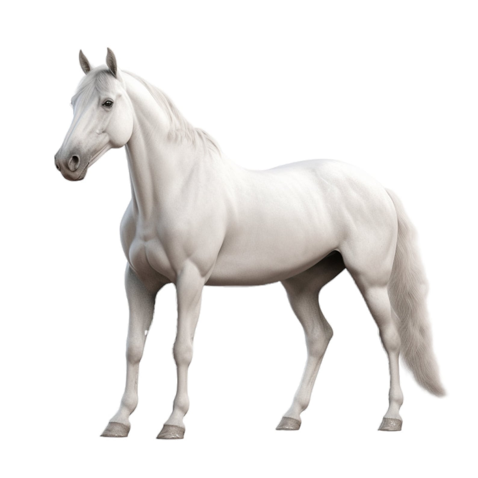 Graceful Arabian Horse Clipart Set - Instant Download for Paper Crafts ...