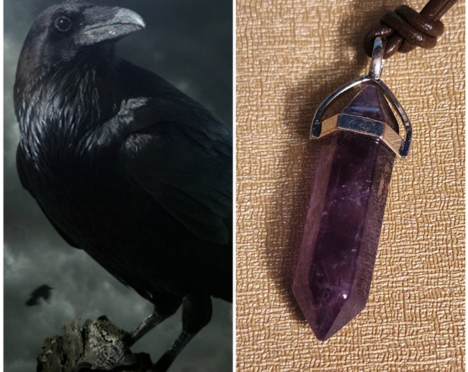 Female Raven Spirit Companion, Haunted Necklace - Etsy