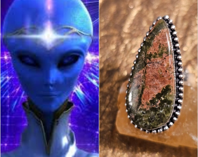 Arcturian Guide Living Entity Companion, Spirit Vessel Ring - Etsy