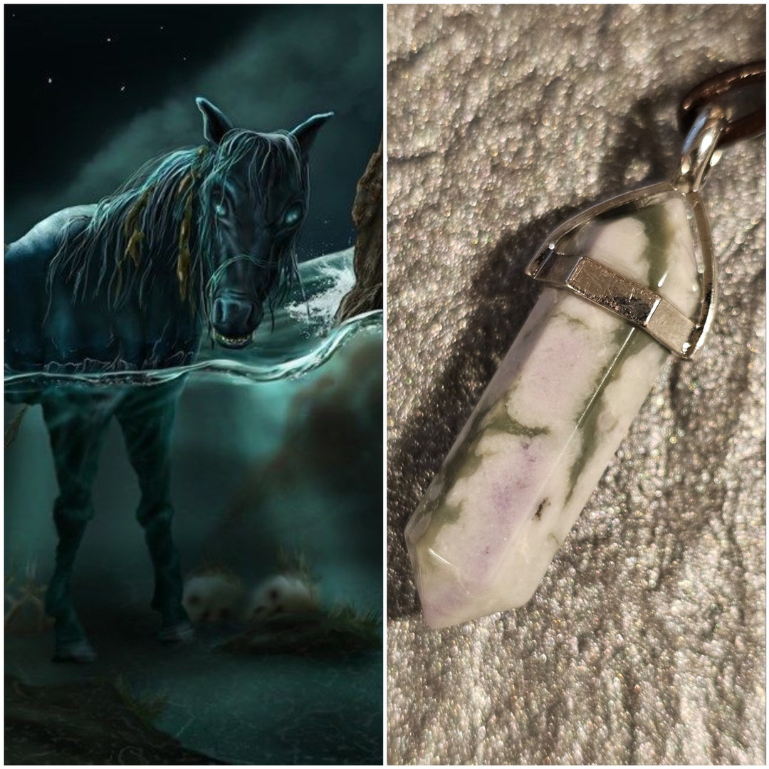 Protective Kelpie Spirit Companion, Spirit Vessel Necklace - Etsy