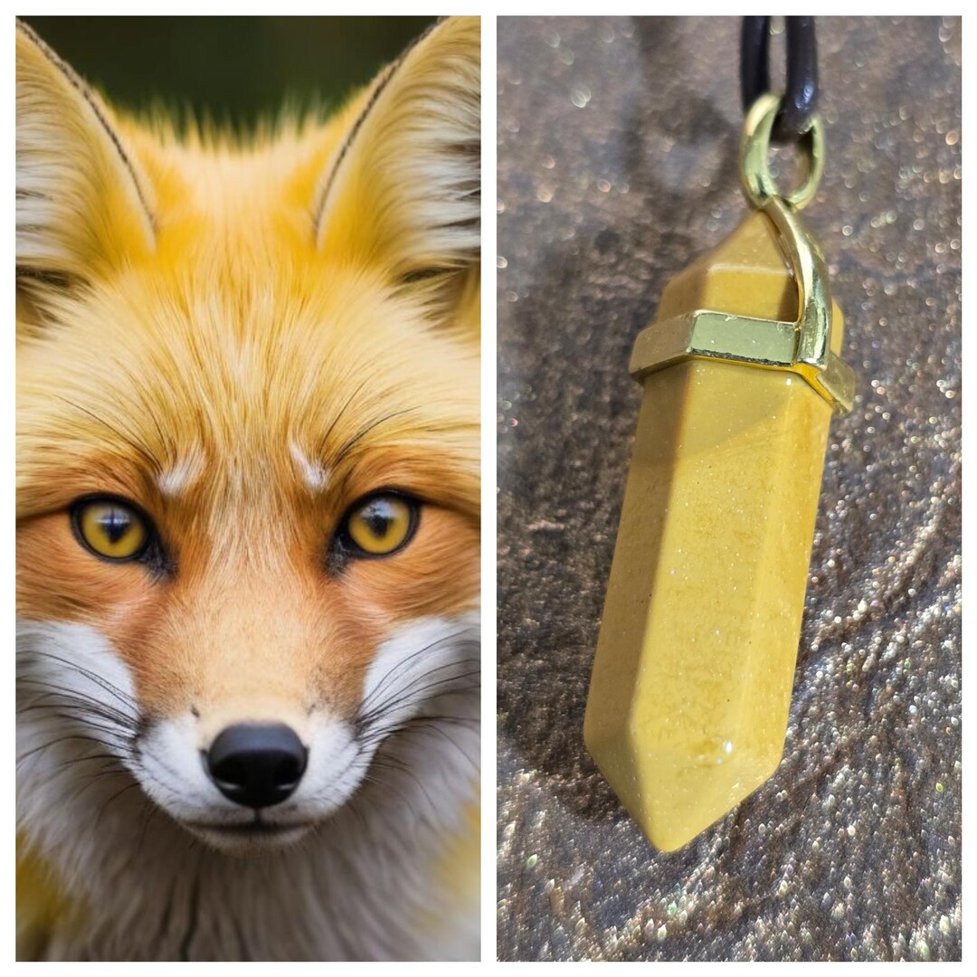 Lightning Fox lumio Entity Companion, Spirit Vessel Necklace, Tier 1 - Etsy