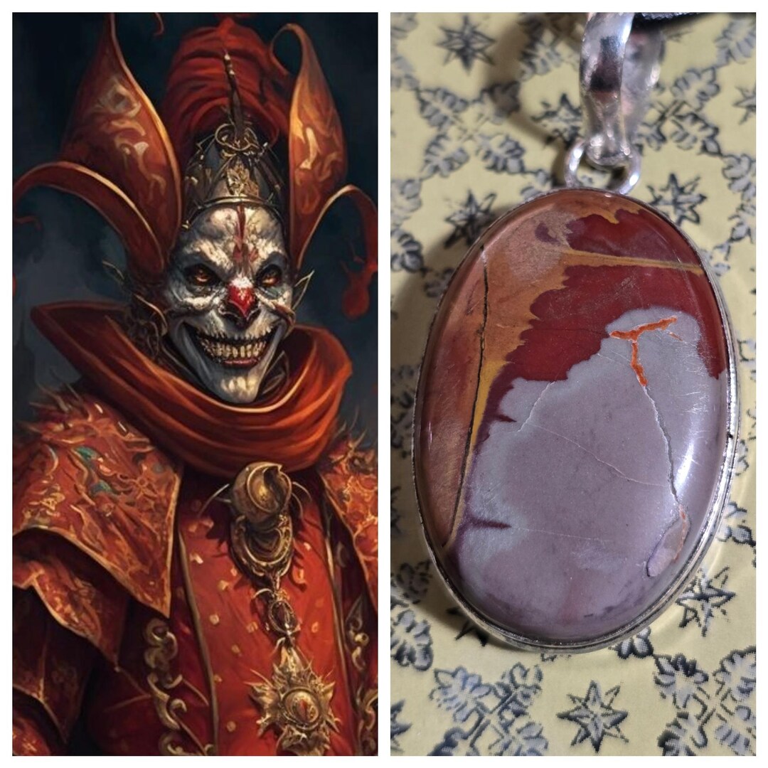 Evil Jester "zamzic" Spirit Companion, Spirit Vessel Necklace, Tier 3 ...