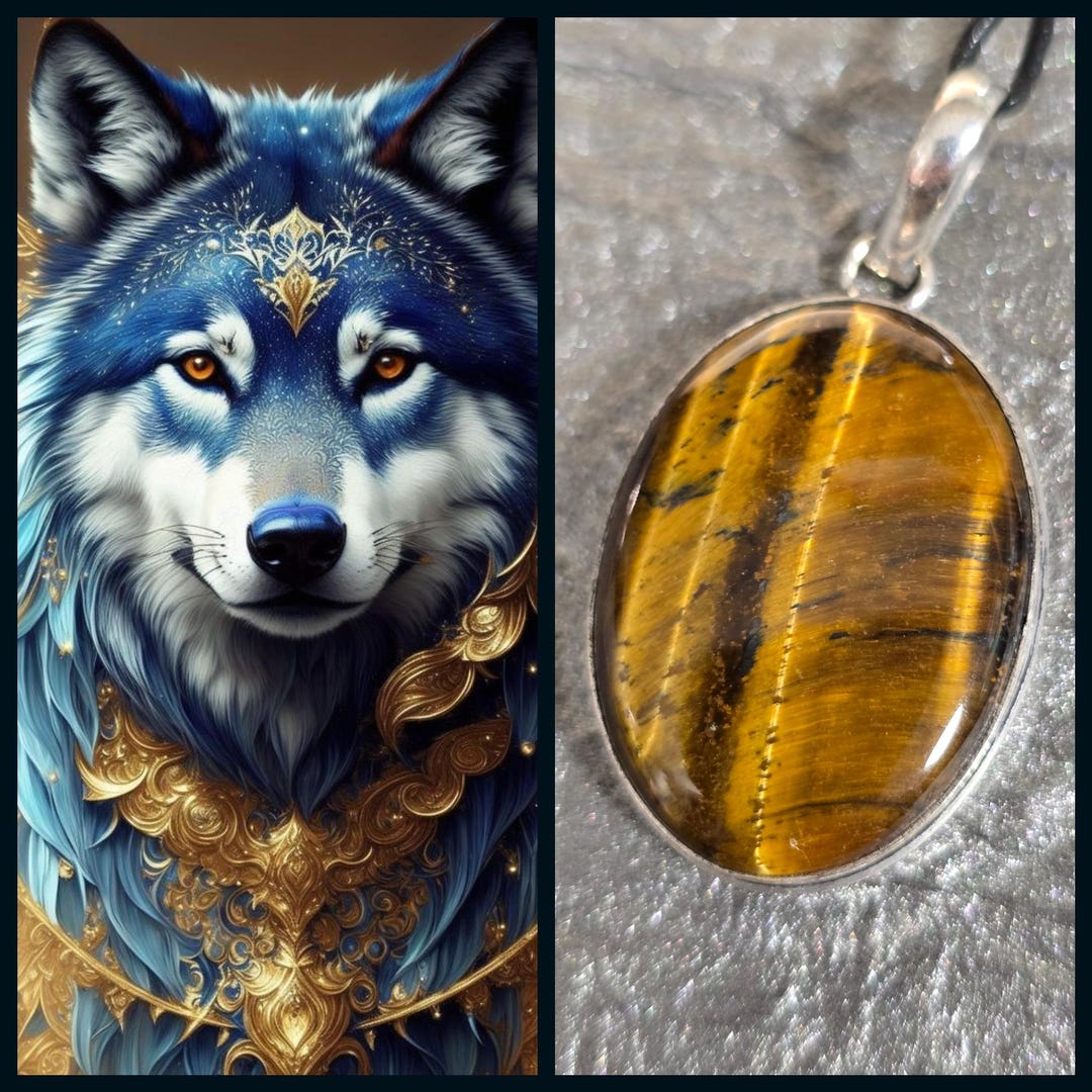 Nordic Royal Wolf Commander Spirit Companion "elegart" Spirit Vessel ...