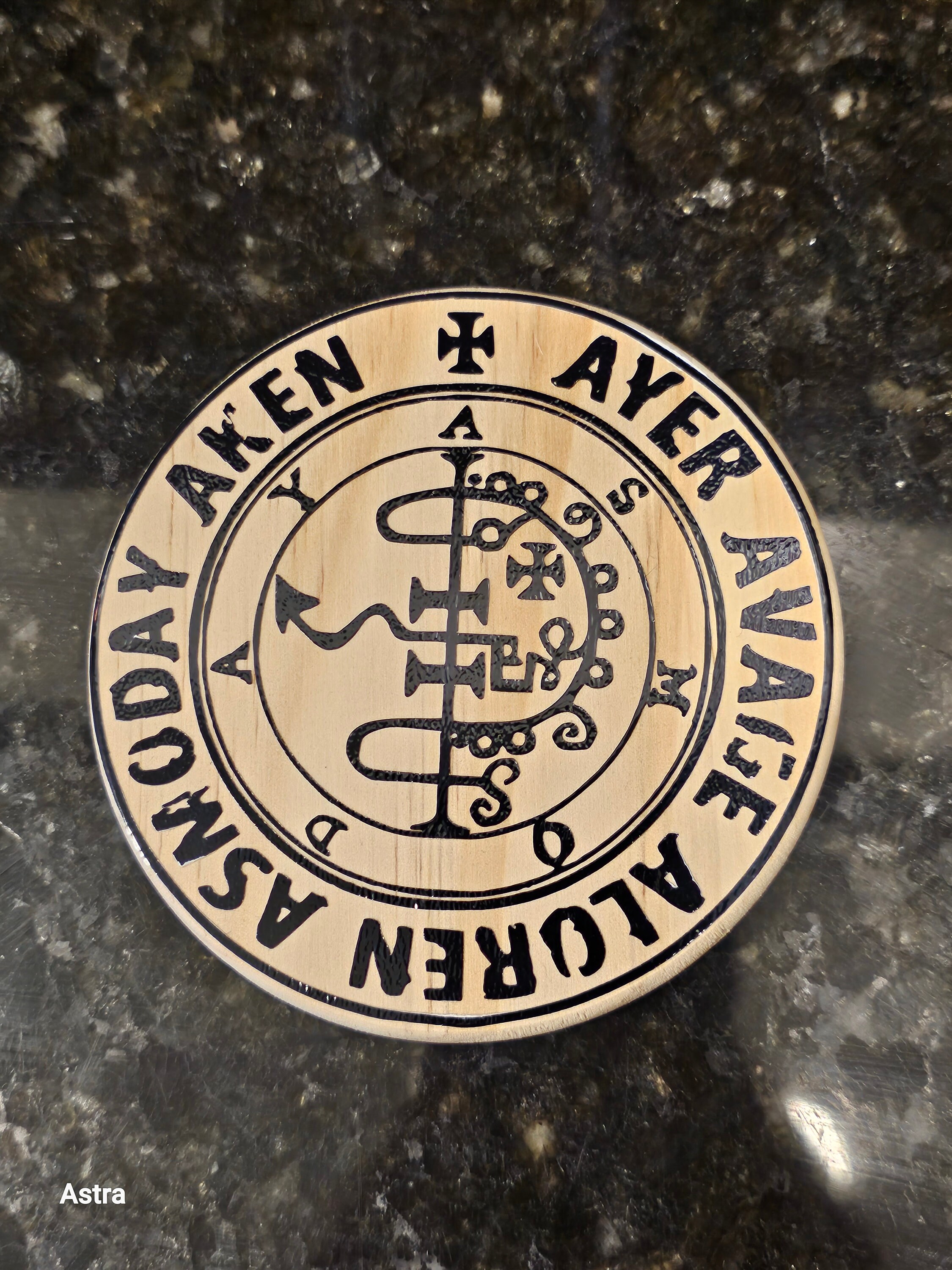 Asmoday(Asmodeus) Altar Sigil, Altar Tile
