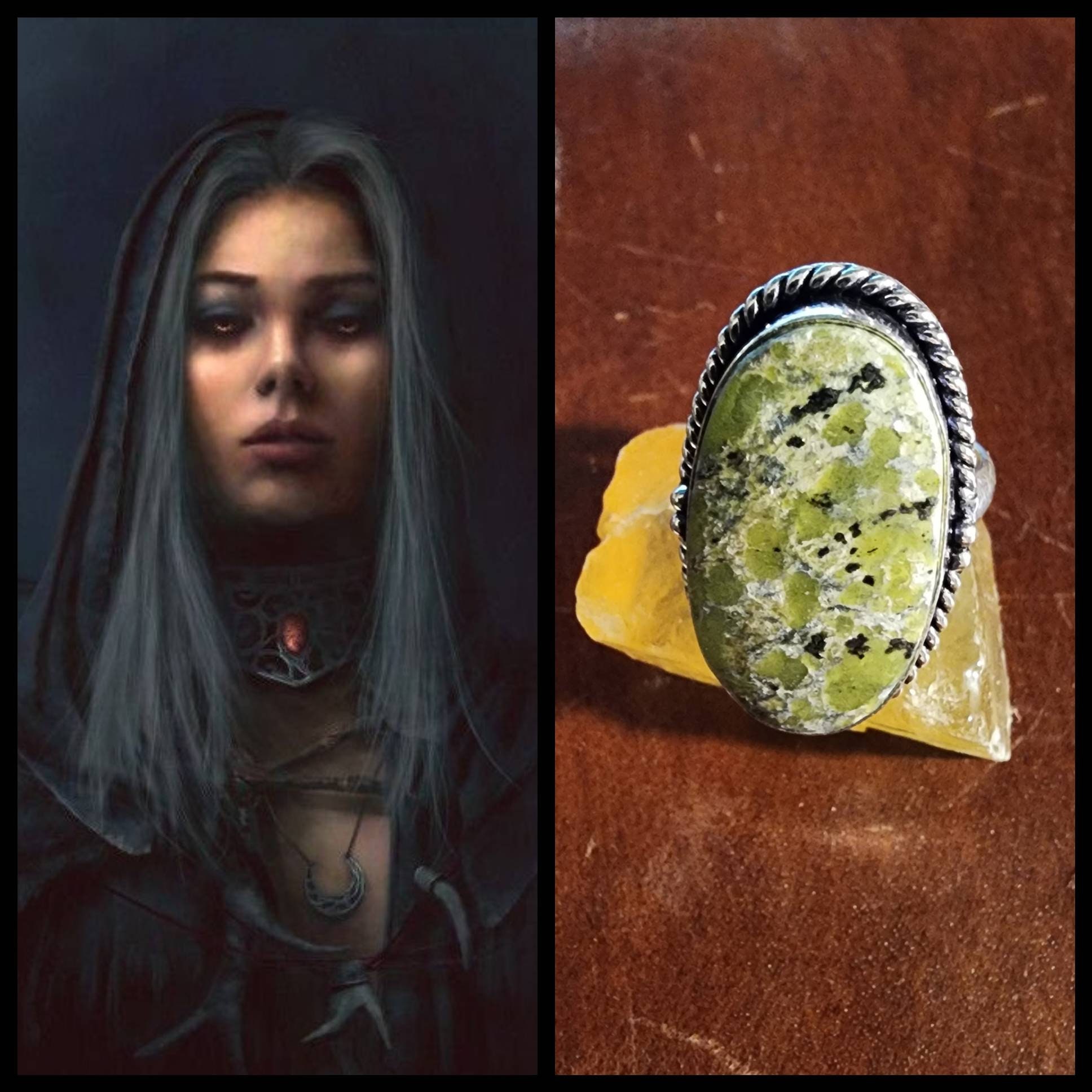 Female Lycan Spirit Companion, Spirit Vessel Ring