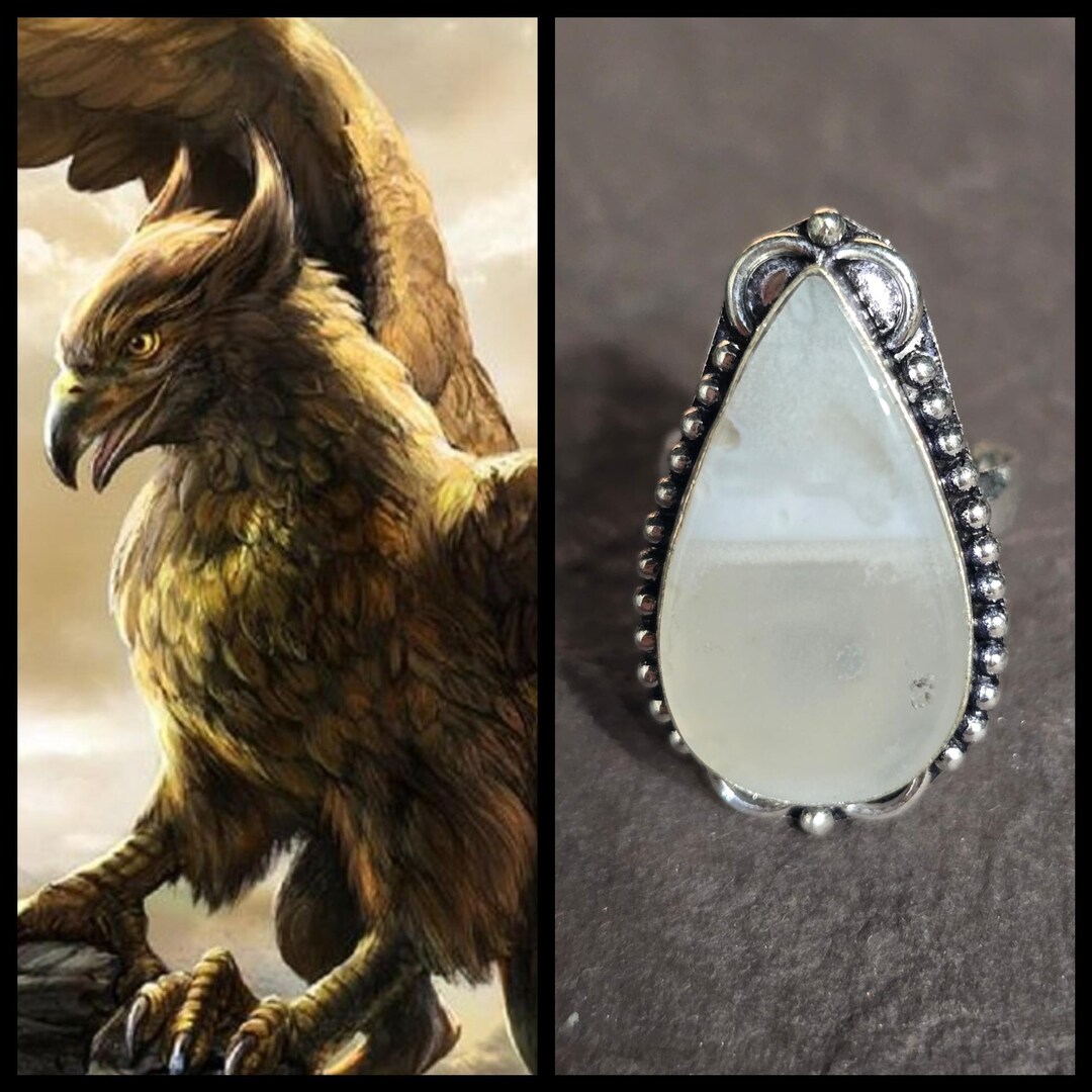 Gold Gryphon "ranrig" Spirit Companion, Spirit Vessel Ring, Tier 1 - Etsy