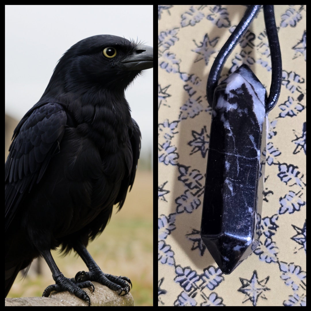 Female Raven Spirit Companion, Spirit Vessel Necklace - Etsy
