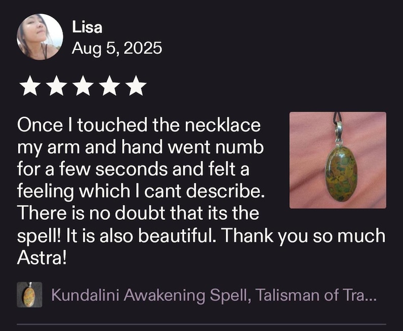 Kundalini Awakening Spell, Talisman of Transcendence, Enchanted ...