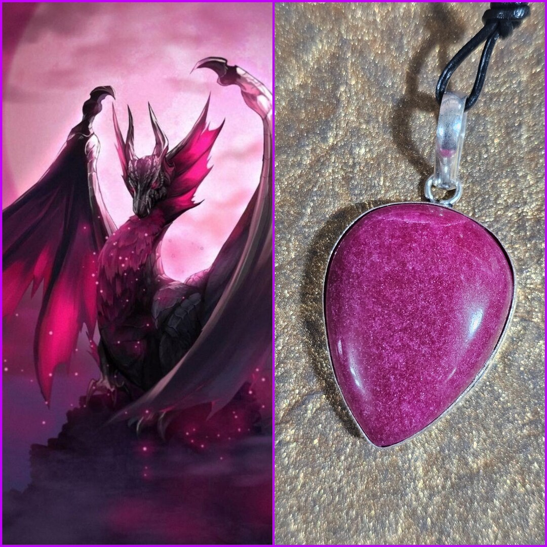 Female Love Dragon, Living Entity Companion, Spirit Vessel Necklace - Etsy