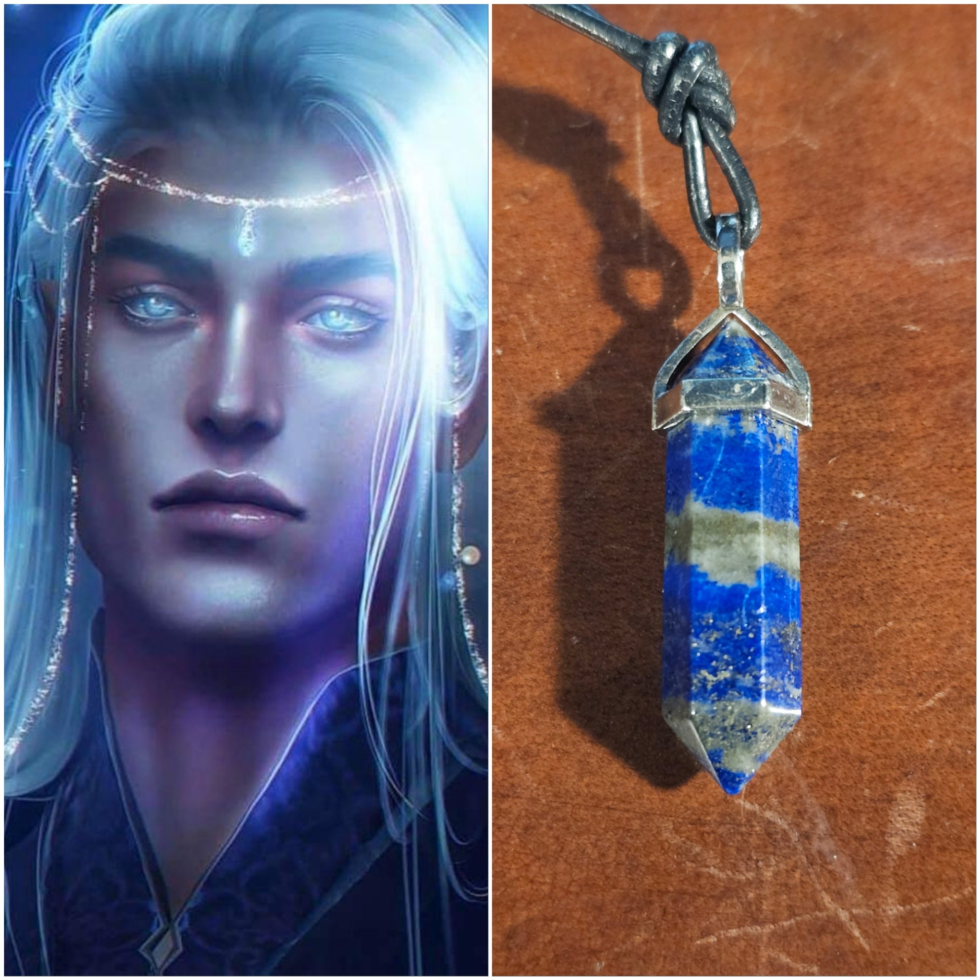 Water Elemental Incubus Spirit Companion, Spirit Vessel Necklace