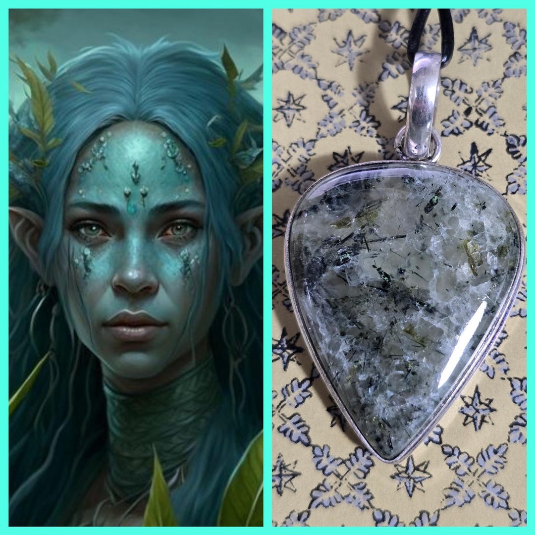 Undine Water Elemental Spirit Companion, Spirit Vessel Necklace, Tier 1 ...