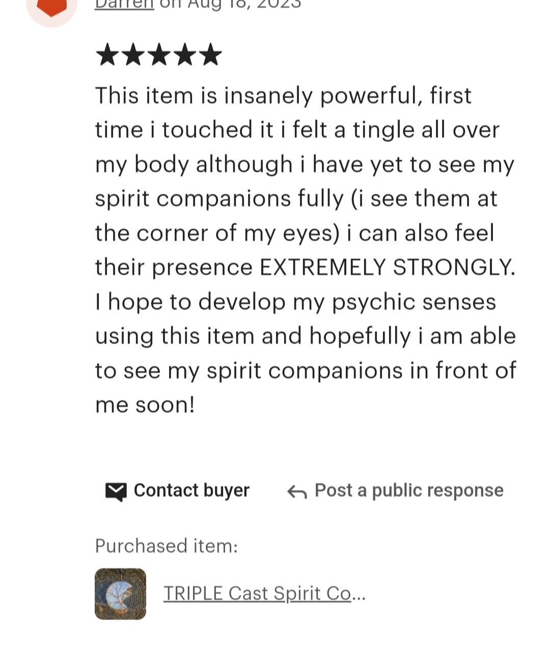 TRIPLE Cast Spirit Communication Talisman, contains 3 spells to allow ...