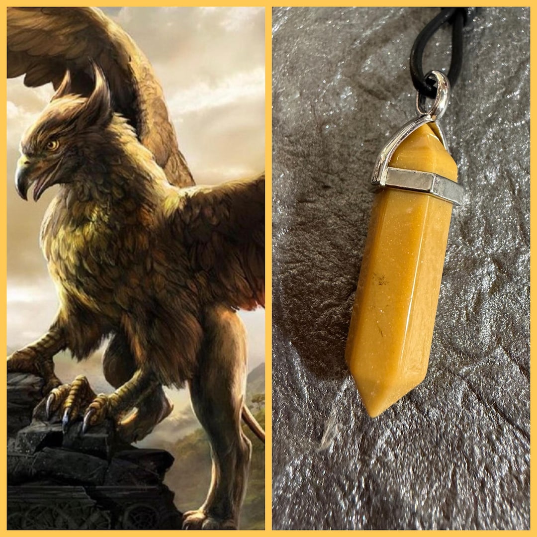 Gold Gryphon "iregor" (eye-reh-gore) Spirit Companion, Spirit Vessel ...