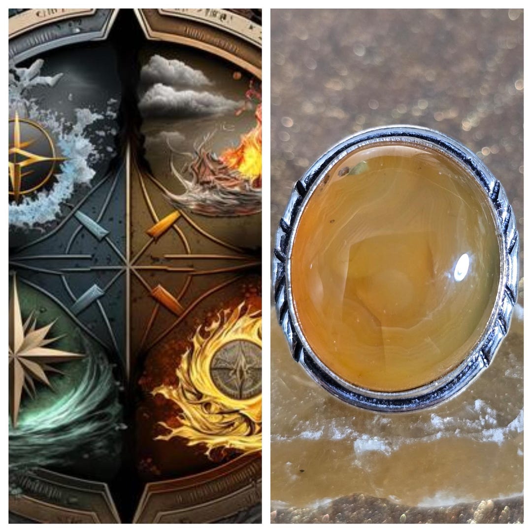 Elemental Balancing Talisman, Balance the 4 Elements Within You, Enchanted Ring, BESTSELLER - Etsy