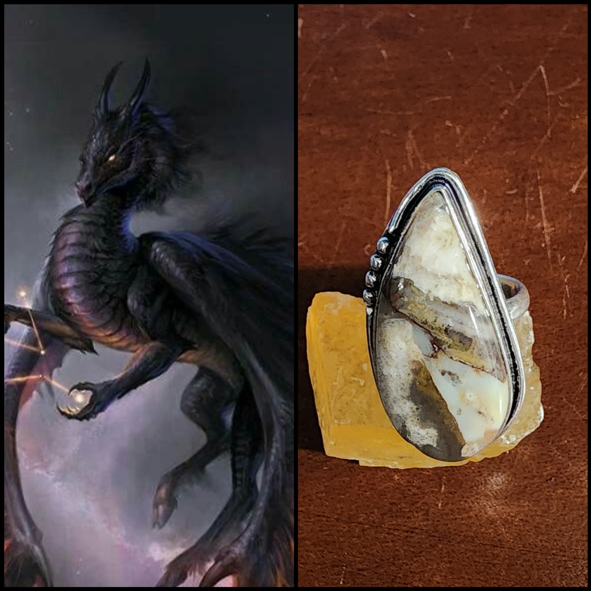 Storm Dragon Spirit Companion, Spirit Vessel Ring