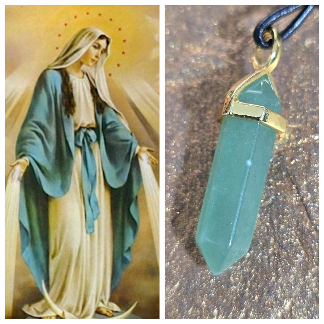 Virgin Mary Direct Portal, Astral Link, Enchanted Necklace - Etsy