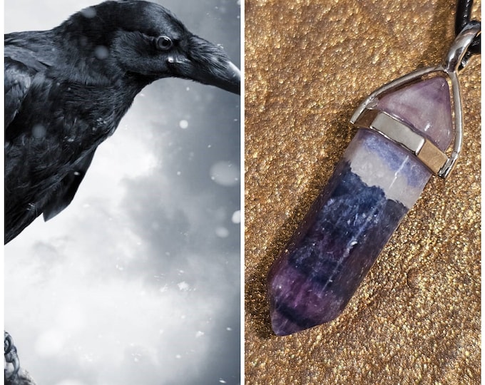 Female Raven Spirit Companion, Spirit Vessel Necklace - Etsy