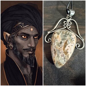 Shaitan Djinn "melobbrel" Spirit Companion, Spirit Vessel Necklace ...