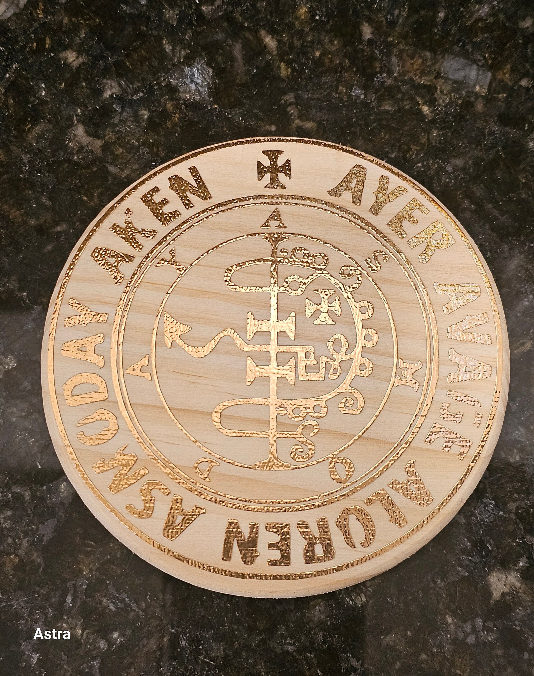 Asmoday(Asmodeus) Altar Sigil, Altar Tile