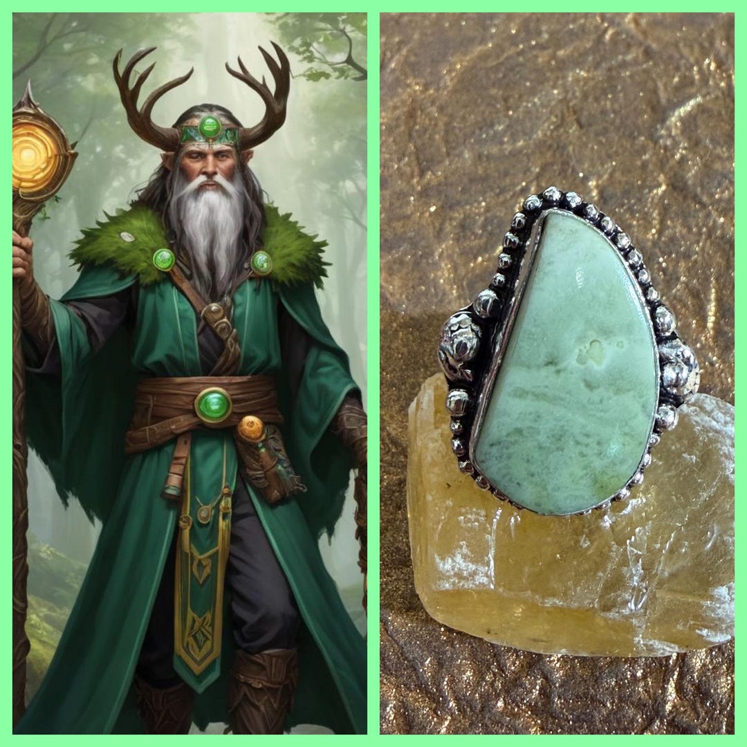 Druid High Priest Spirit Companion "gulrelrin", Spirit Vessel Ring ...