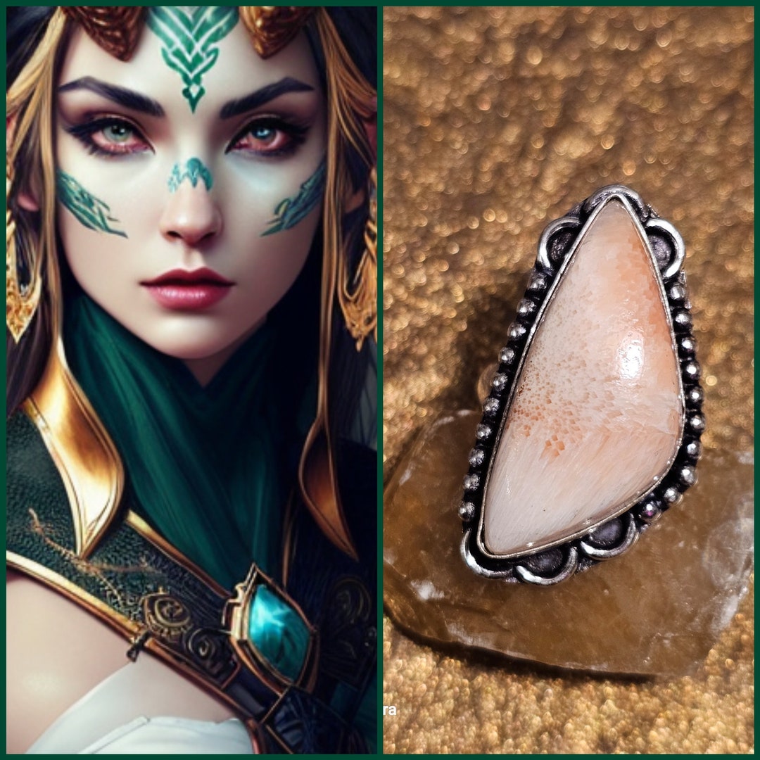 Female Woodland Elf Spirit Companion, Spirit Vessel Ring - Etsy