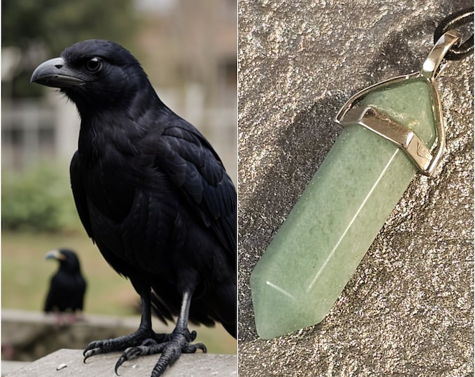 Raven Spirit Companion, Spirit Vessel Necklace - Etsy