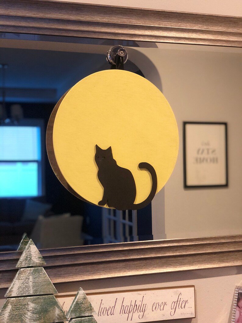 Halloween Moon Door Sign - Etsy